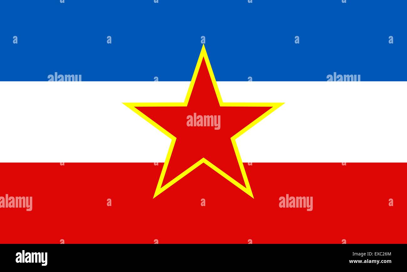 Yugoslavia flag hi-res stock photography and images - Alamy