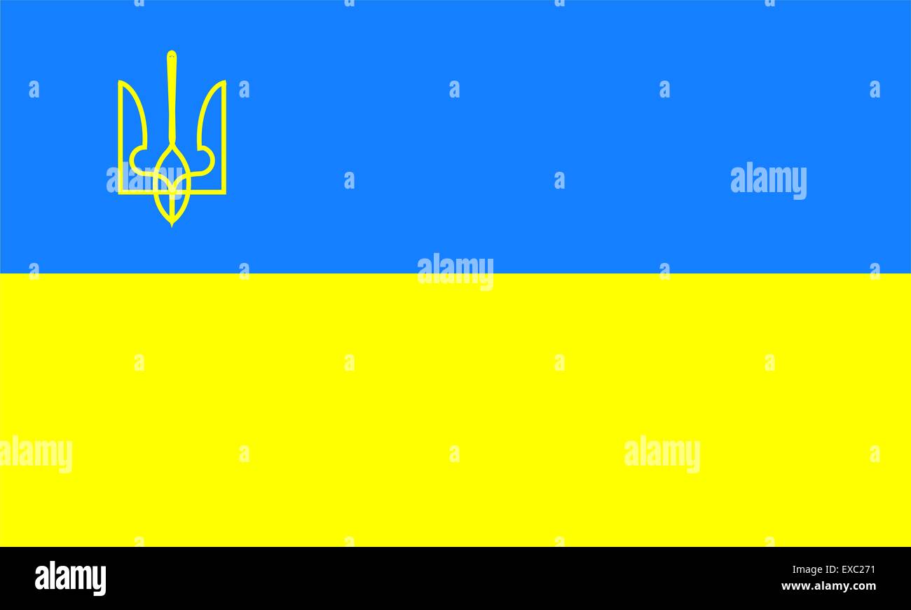 Ukraine national colors Stock Vector Images - Alamy