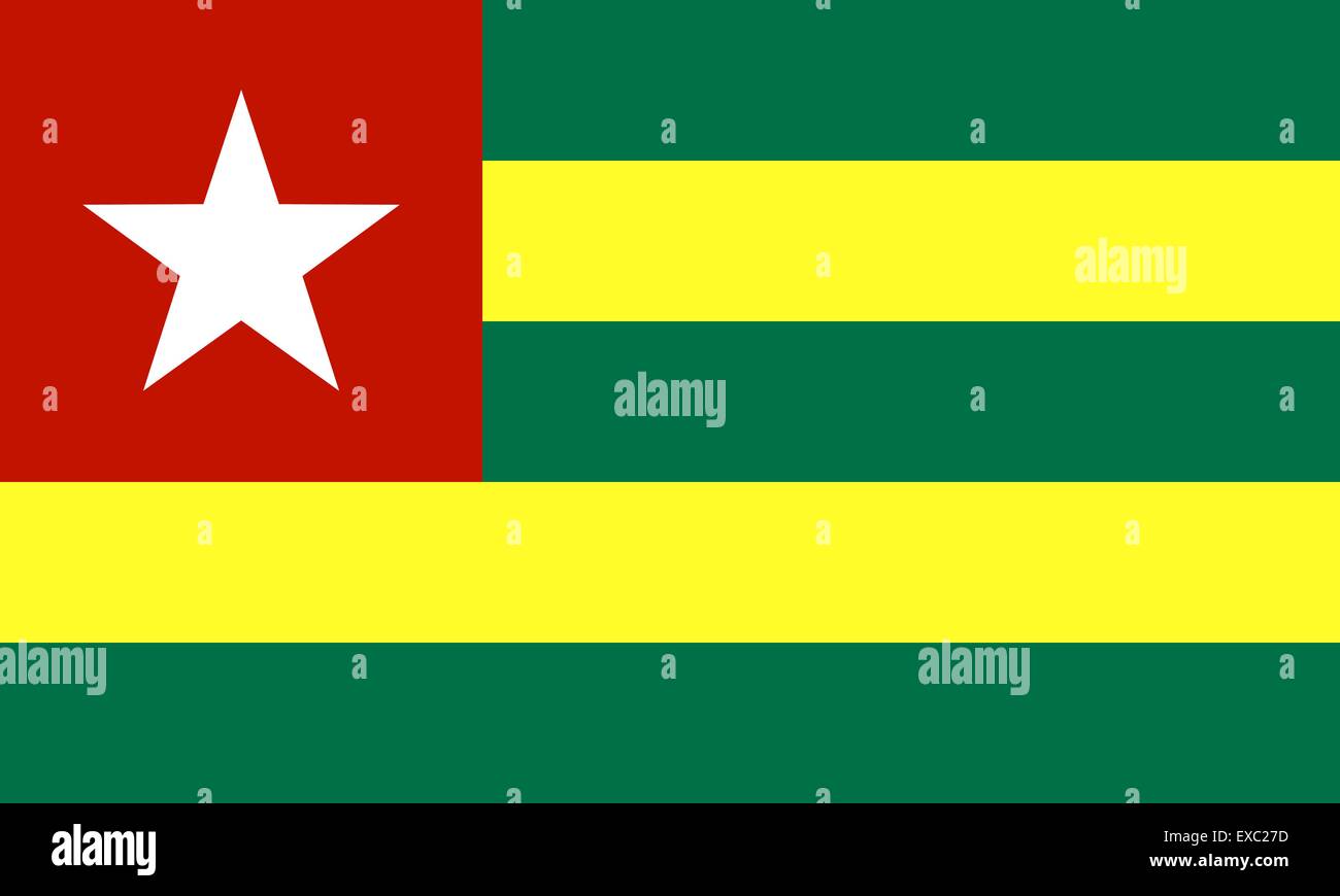 Togo flags Stock Vector Images - Alamy