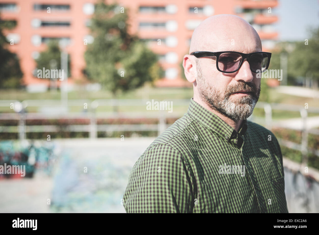 Attractive candid european middle aged male hi-res stock photography ...