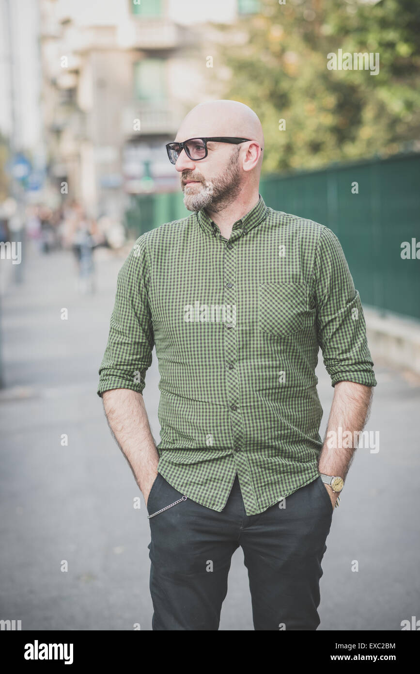 Attractive candid european middle aged male hi-res stock photography ...