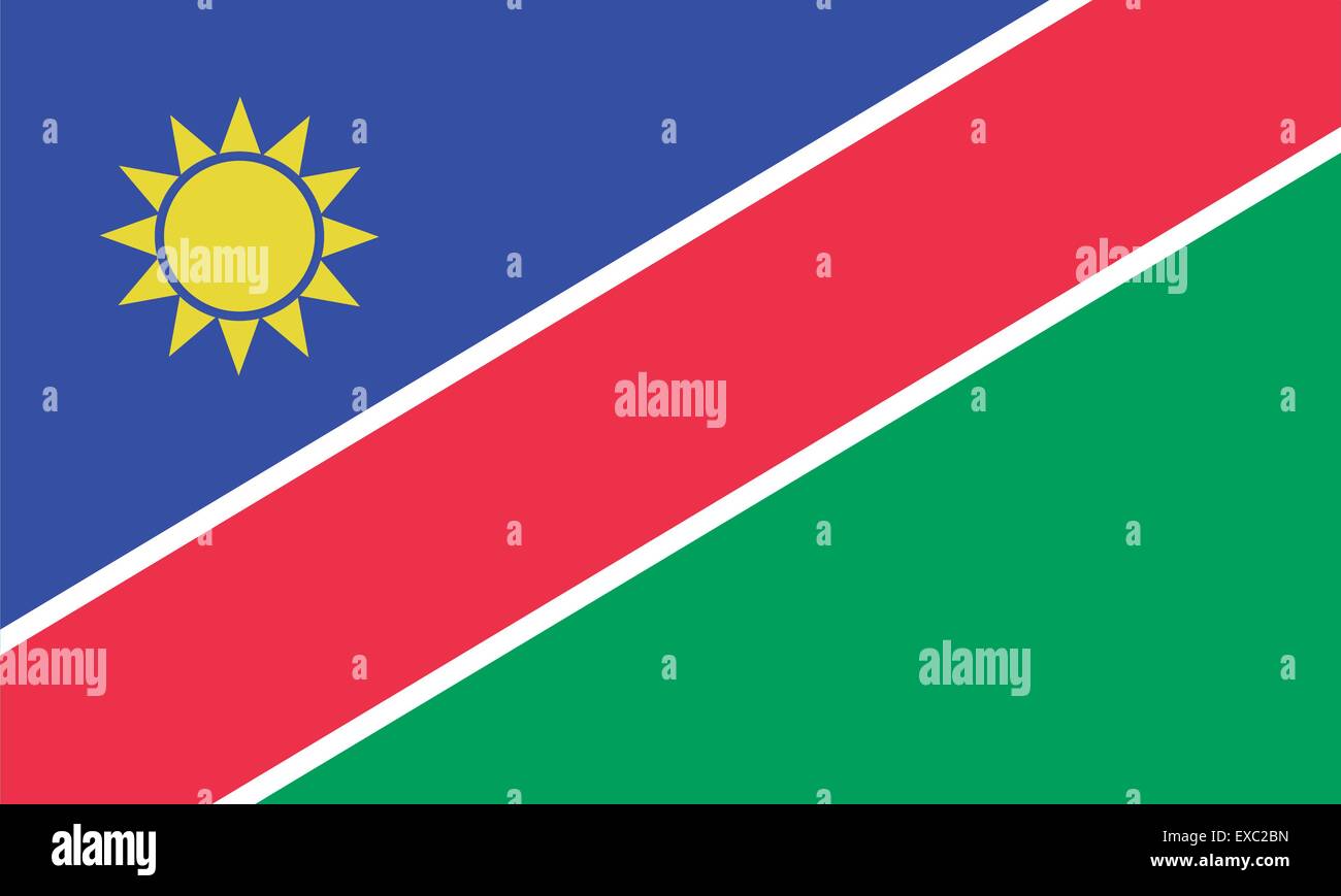 Namibian flags hi-res stock photography and images - Alamy