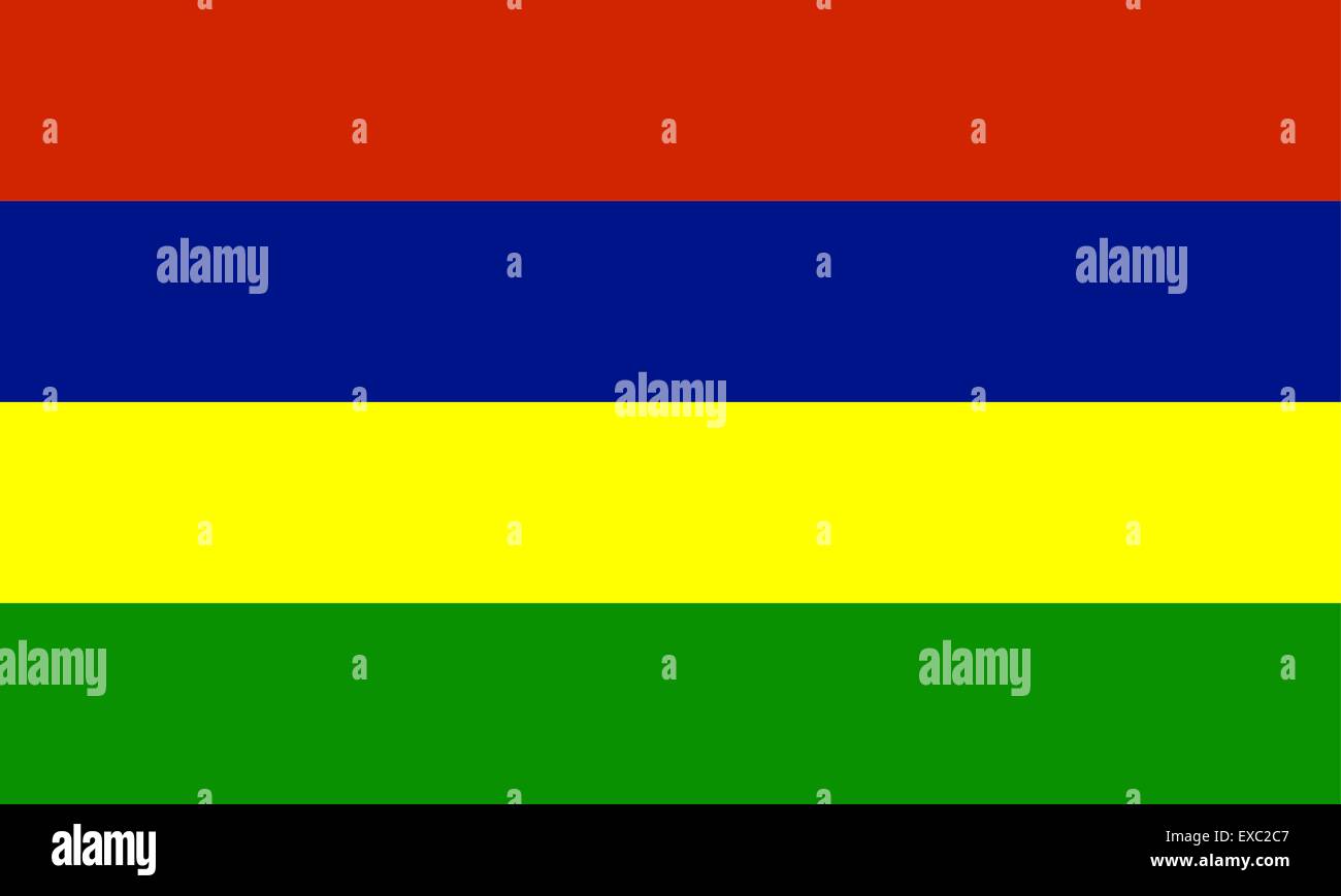 Mauritius flag hi-res stock photography and images - Alamy