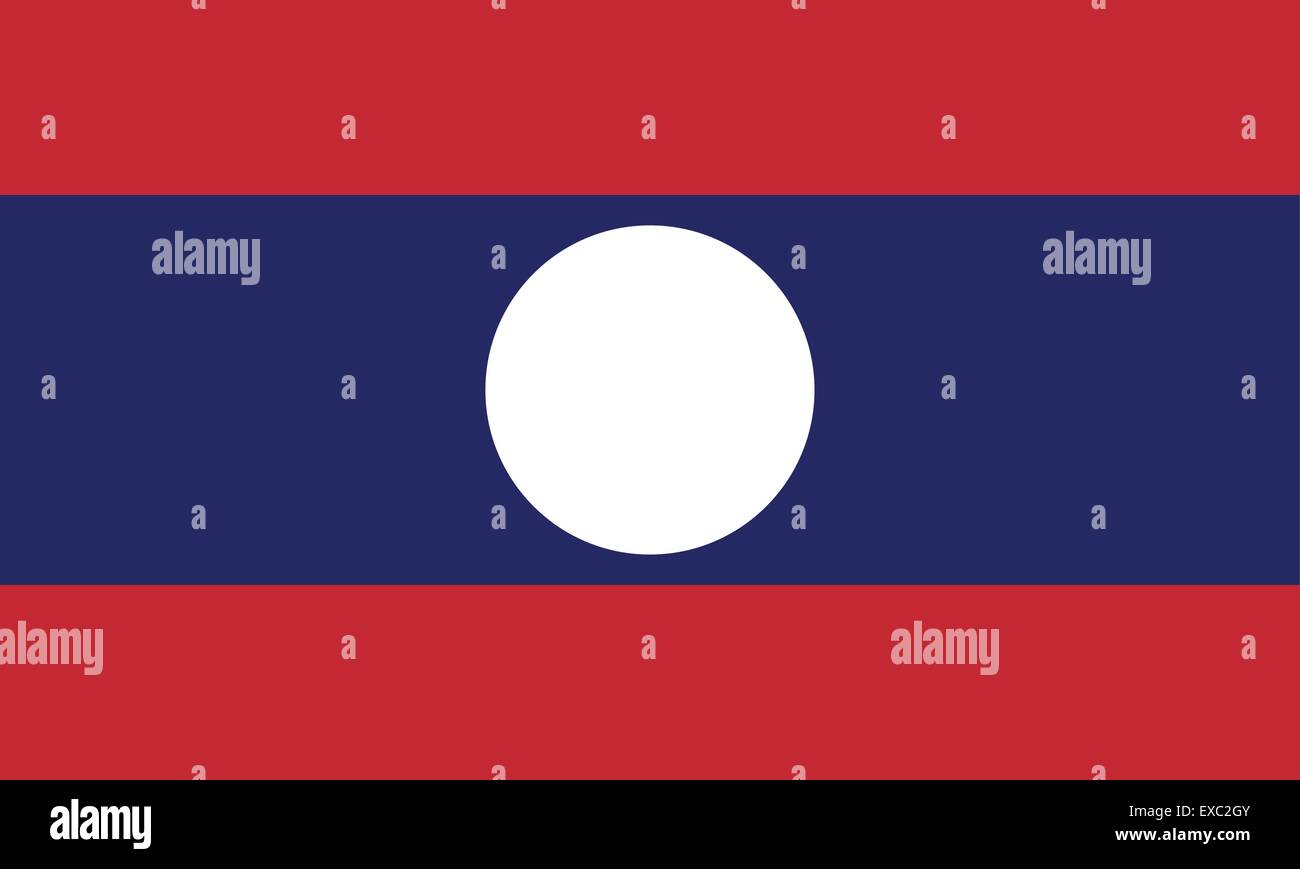 Flags world flag laos on Stock Vector Images - Alamy