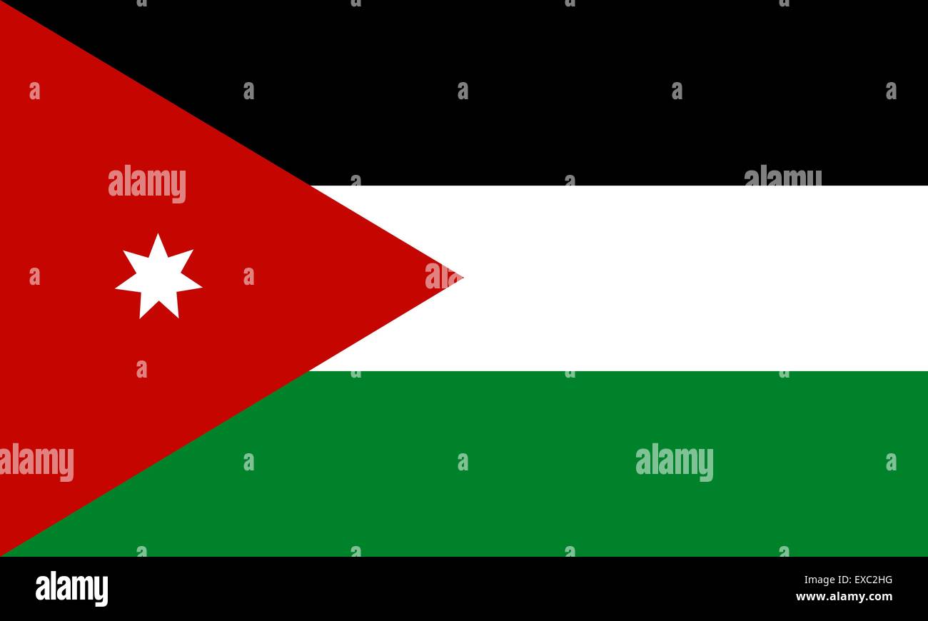 Jordan flags Stock Vector Images - Alamy