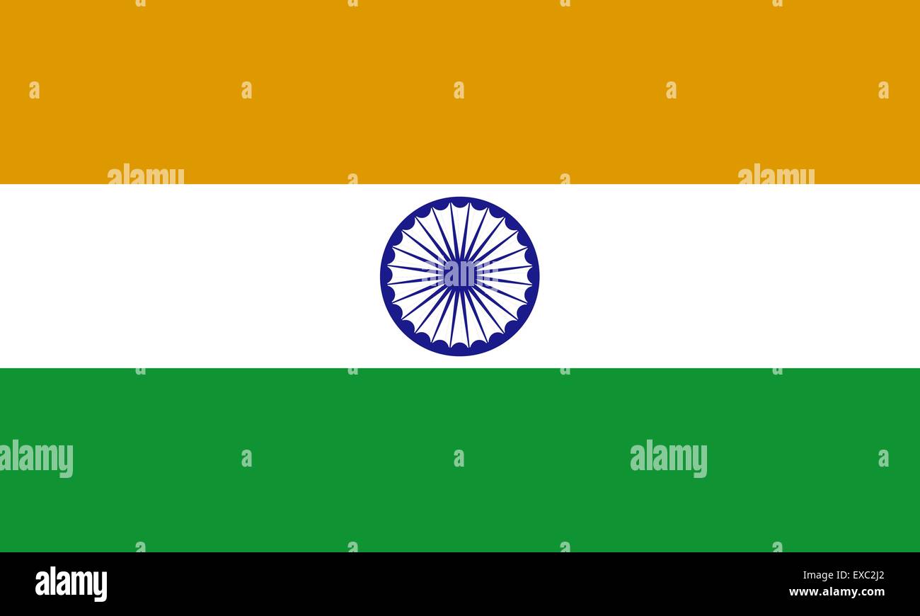 India flag Stock Vector Images - Alamy