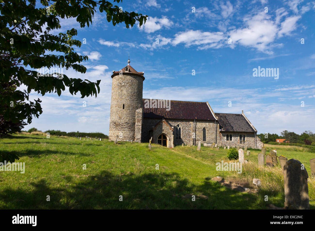 Church Little Snoring Norfolk Stock Photo - Alamy