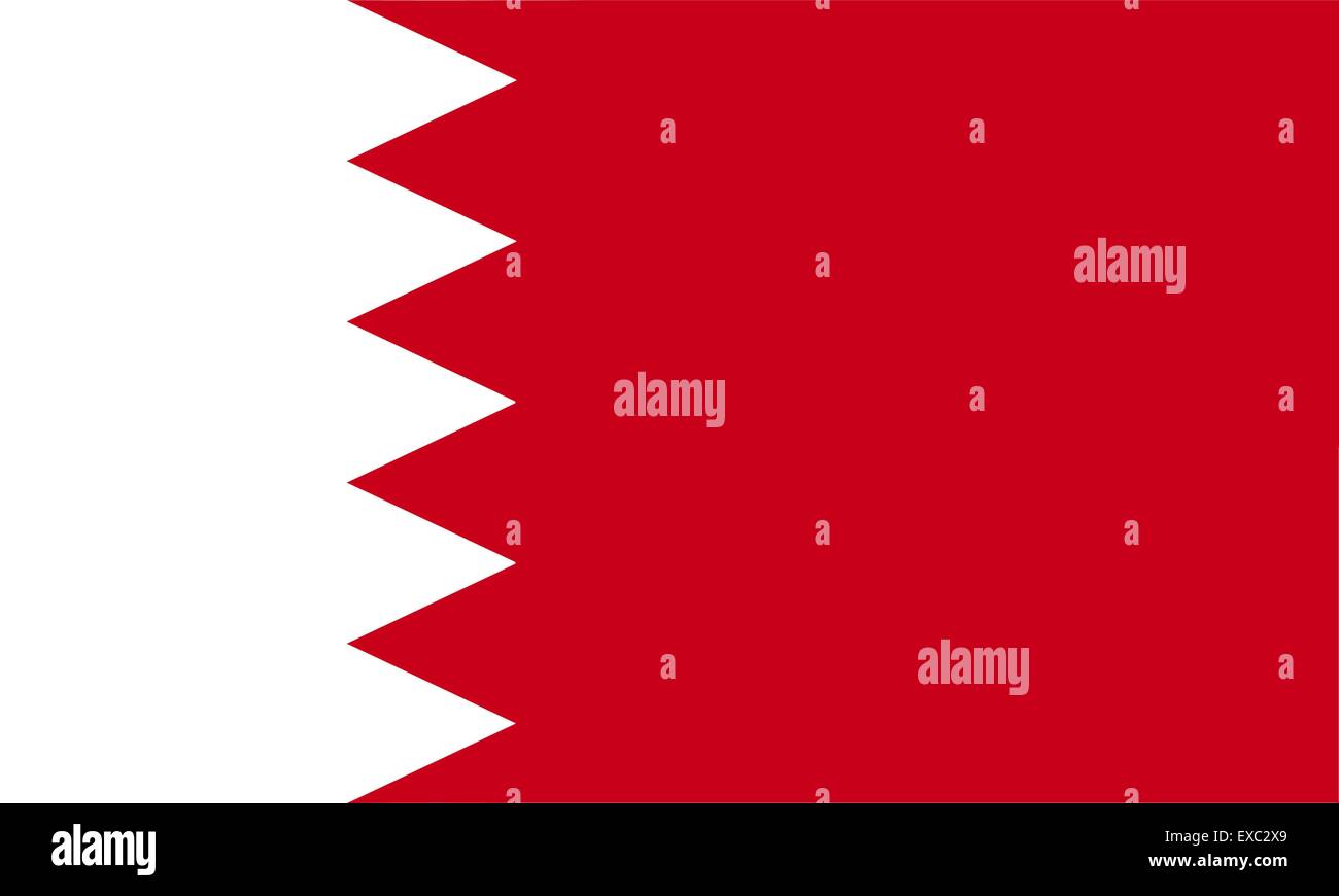 Bahrain flags Stock Vector Images - Alamy