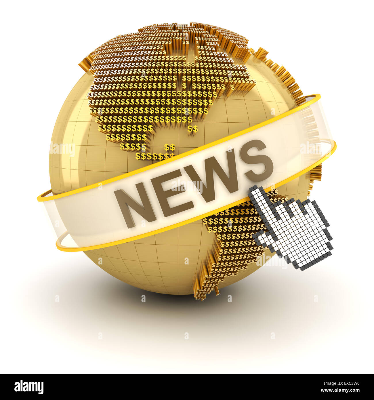 News concept illustration Cut Out Stock Images & Pictures - Alamy