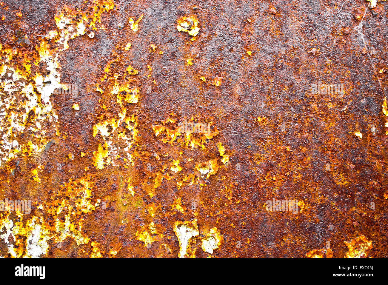 Part of a severly rusted metal surface as a background Stock Photo - Alamy