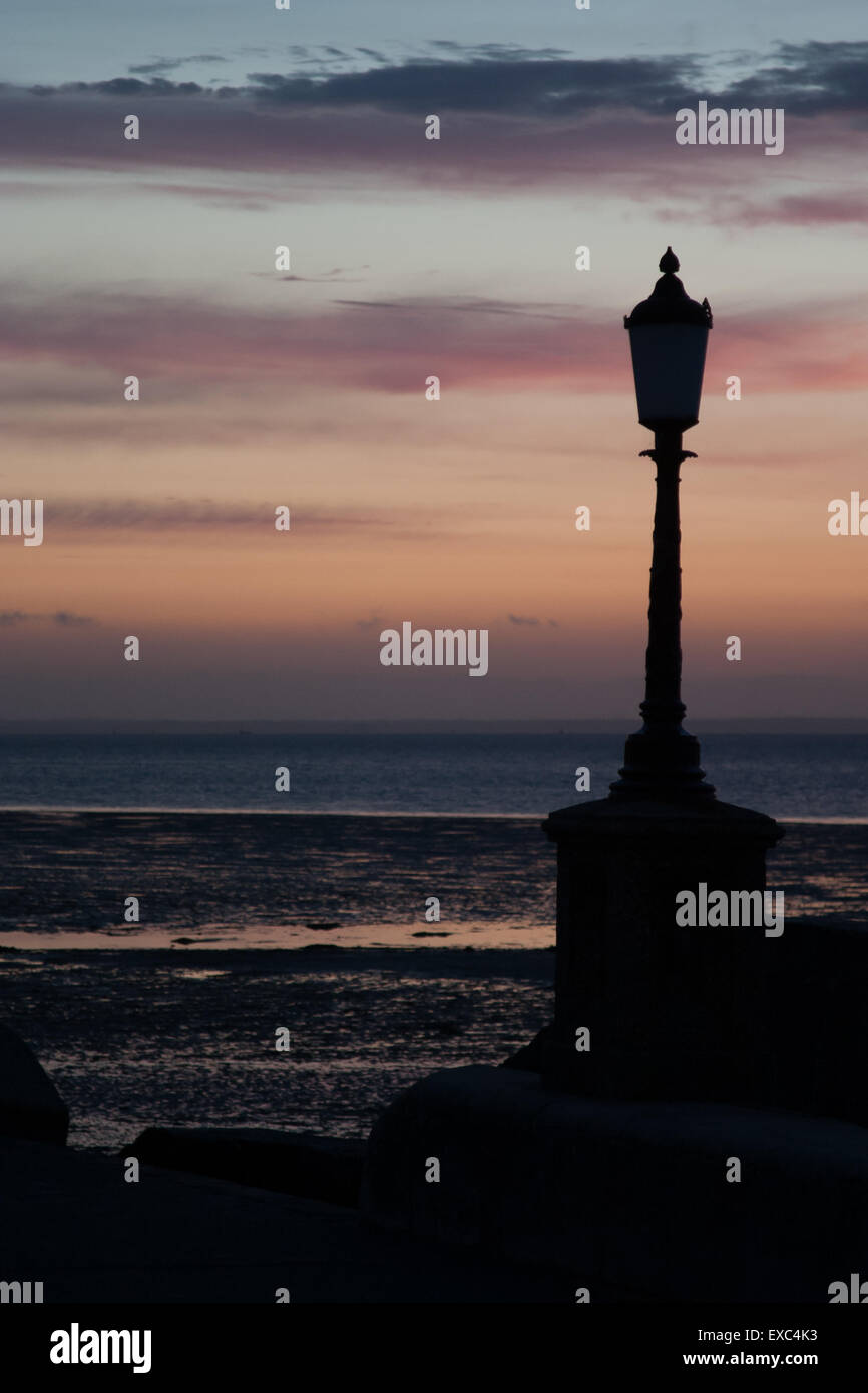 Ryde seafront at night, The Isle of Wight, UK Stock Photo - Alamy