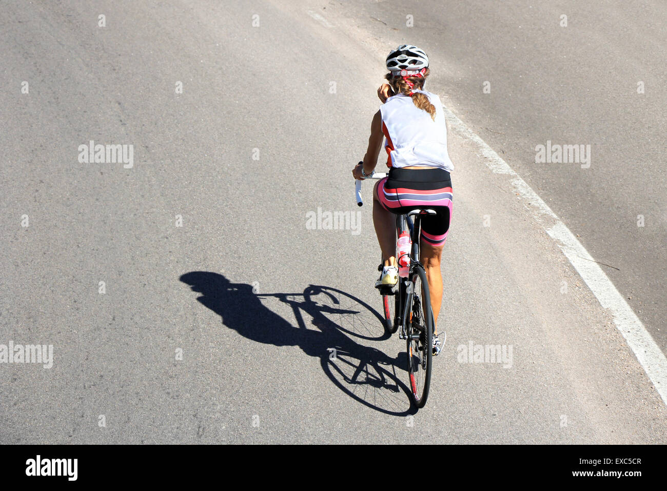 Woman biker hi-res stock photography and images - Alamy
