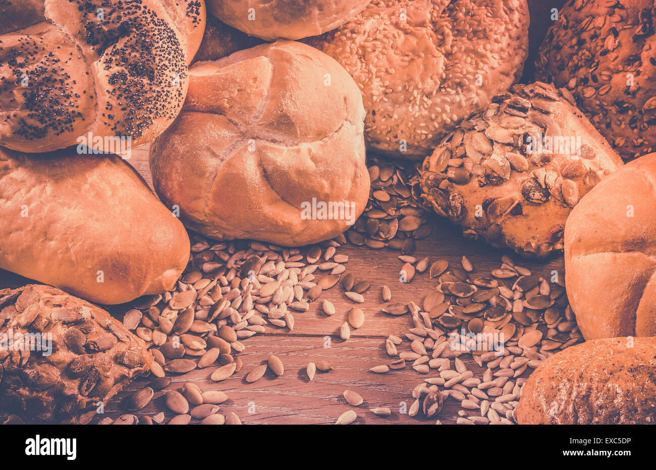 Different whole meal bread rolls hi-res stock photography and images ...