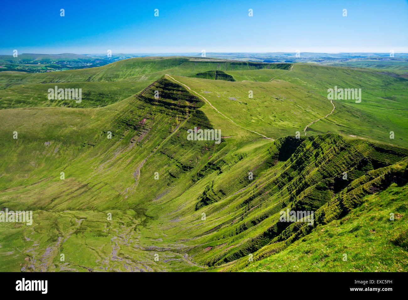 Cribyn, Brecon Beacons National Park, Wales, U.K Stock Photo - Alamy