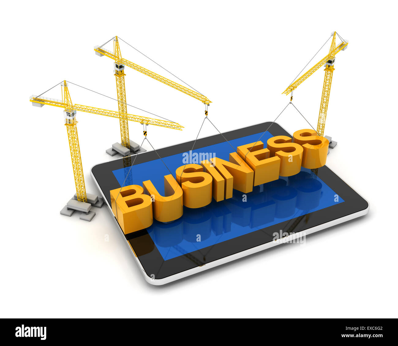 Building online business Stock Photo - Alamy