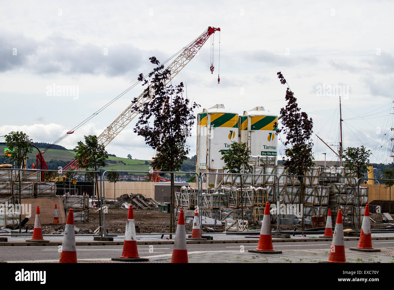 Dundee, Scotland, UK. 11th July, 2015. Waterfront Development Project ...