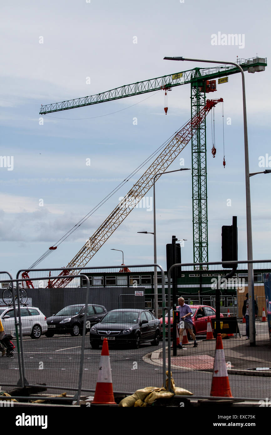 Dundee Scotland, UK. 11th July, 2015. Waterfront Development Project: V ...