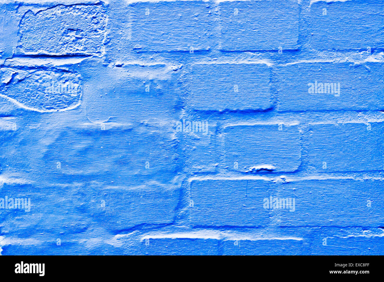 Blue brick wall background hi-res stock photography and images - Alamy
