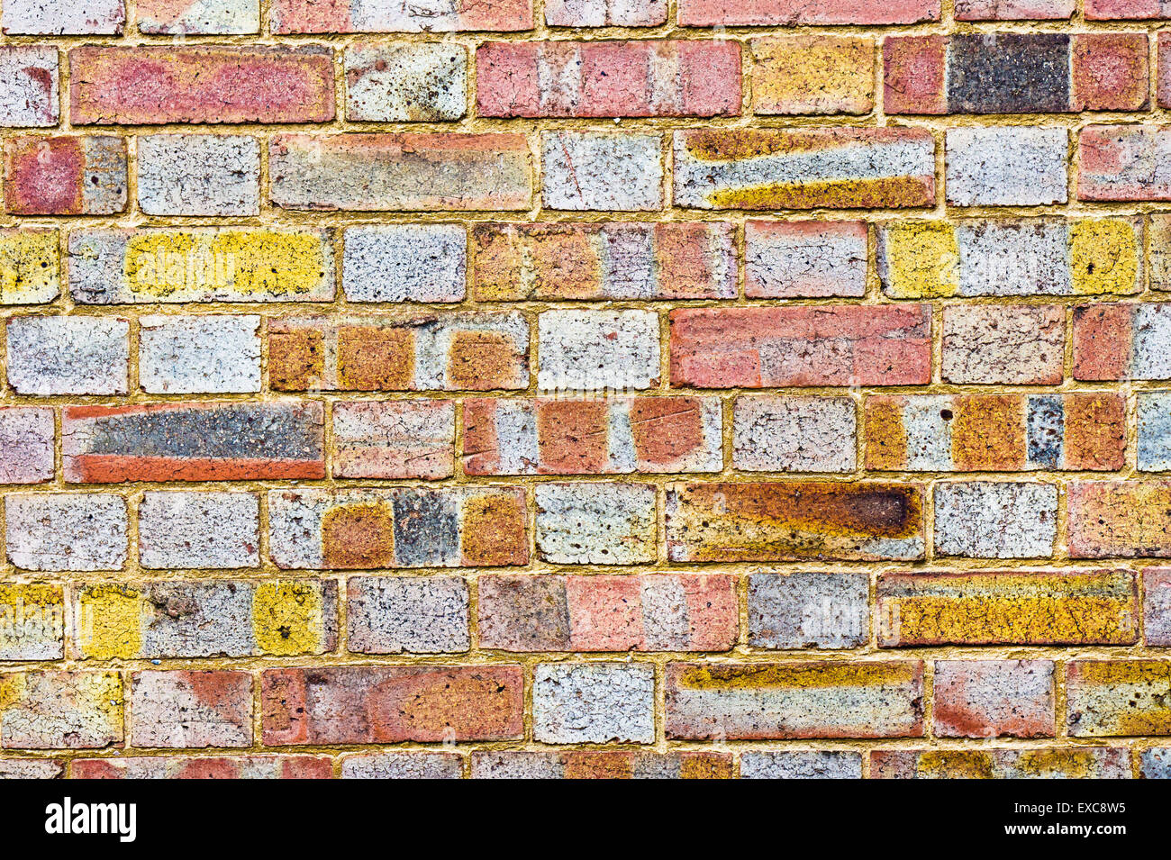 Detailed pattern of a brick wall Stock Photo - Alamy