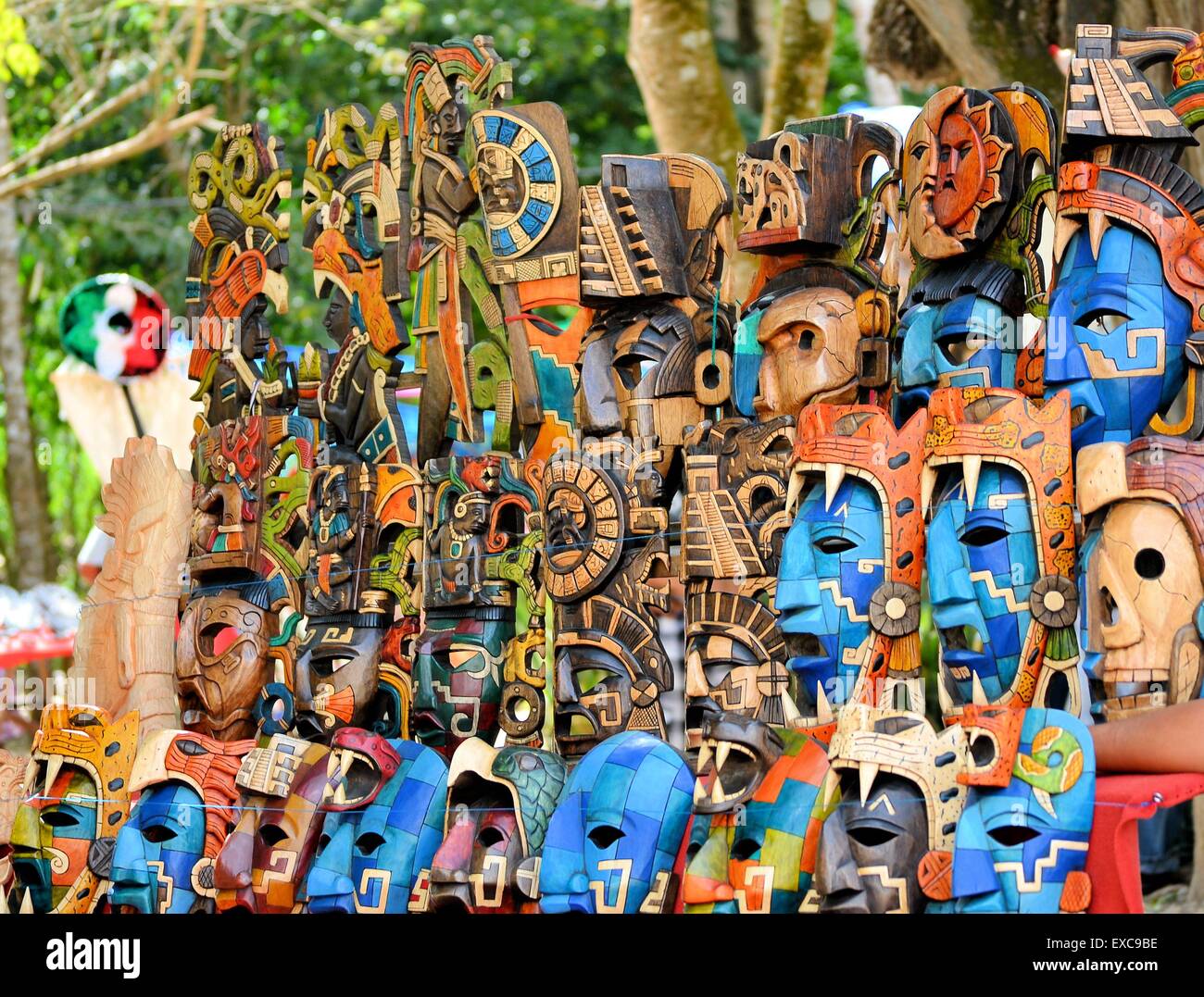 Mayan art wood hi-res stock photography and images - Alamy