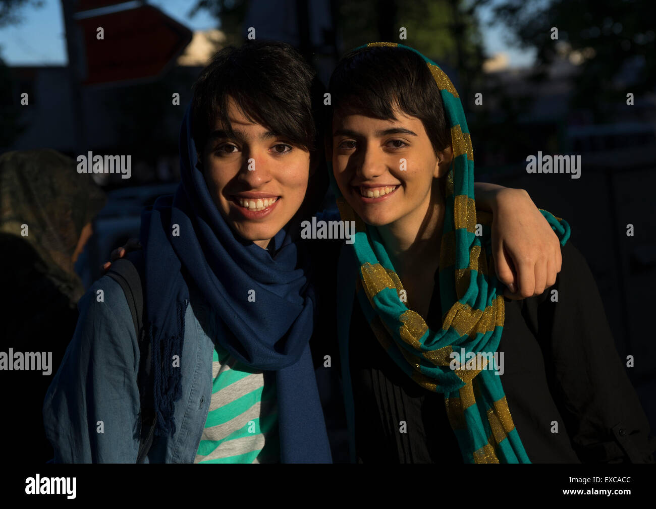 Two iranian girls hi-res stock photography and images - Alamy