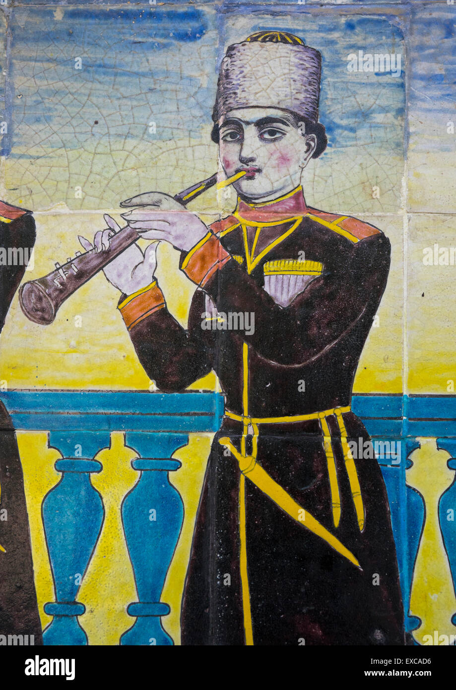 Decorated Tile Work At The Golestan Palace, Shemiranat County, Tehran ...