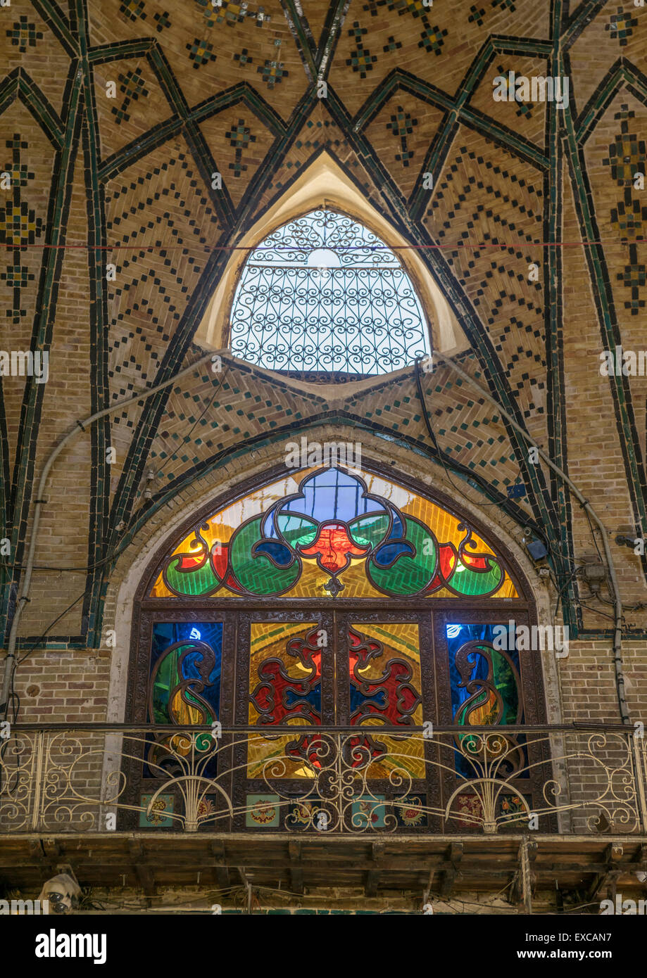 The Stained Glass Windows Of The Old Bazaar, Shemiranat County, Tehran ...