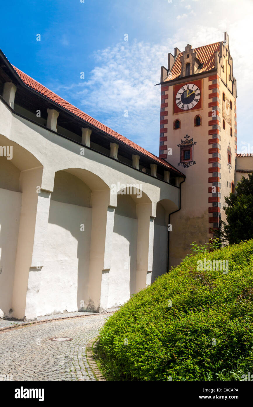 Hohes schloss castle tower hi-res stock photography and images - Alamy