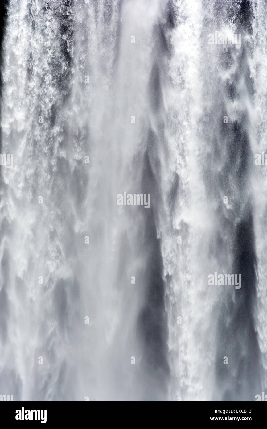 Skogafoss Cascade waterfall concept Stock Photo - Alamy