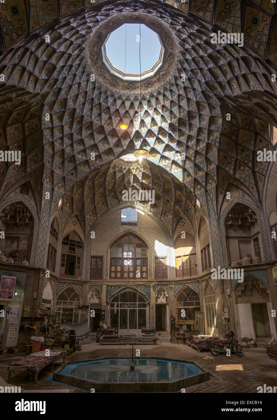 Dome Of Timche Ye Amin Al Dowleh Caravanserai In The Bazaar, Isfahan ...