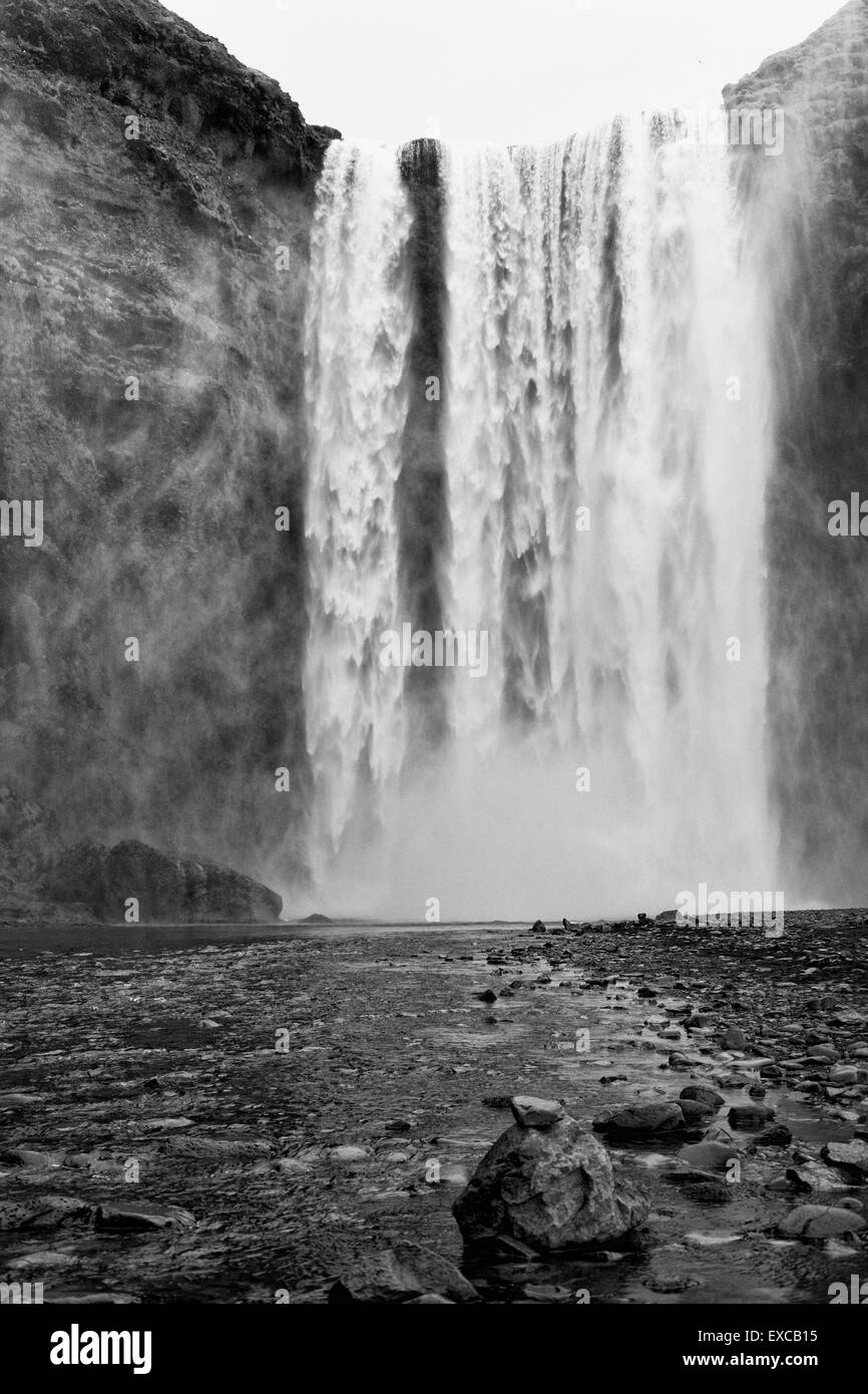 Large cascade Black and White Stock Photos & Images - Alamy