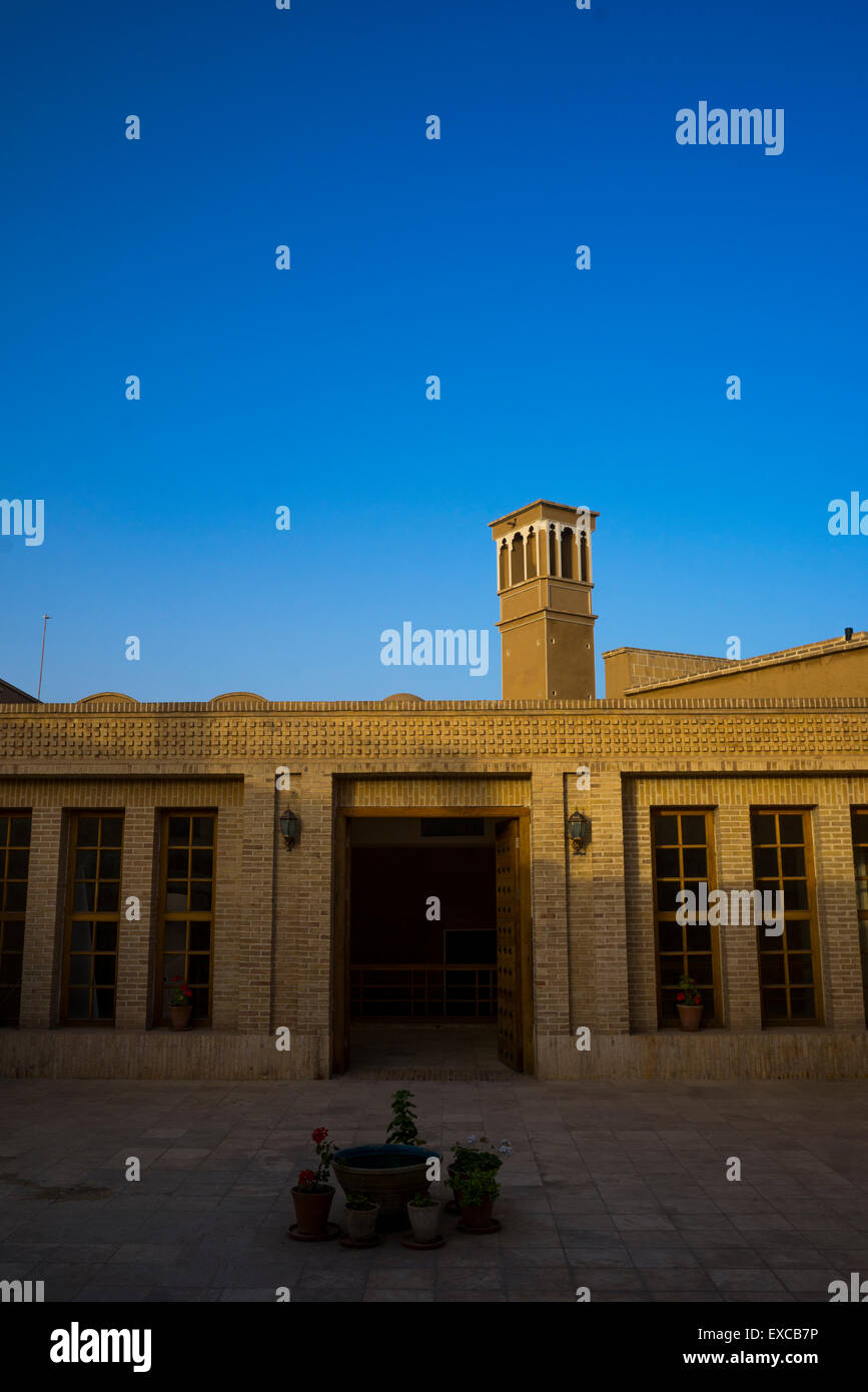 Windtower Of Traditional House, Isfahan Province, Kashan, Iran Stock ...