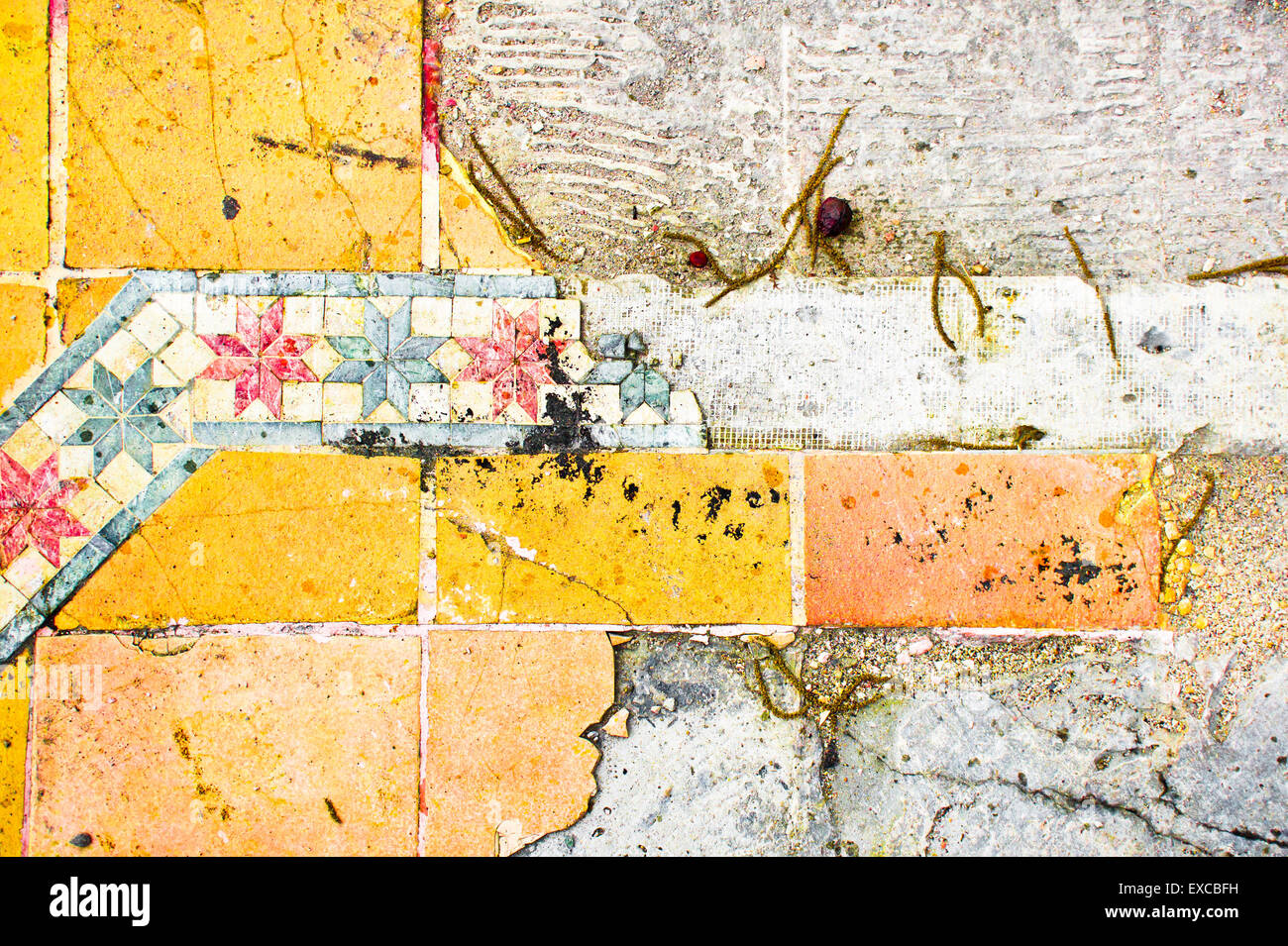 Broken tiles hi-res stock photography and images - Alamy