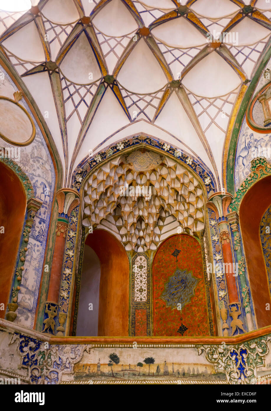 The Boroujerdi House, Isfahan Province, Kashan, Iran Stock Photo - Alamy