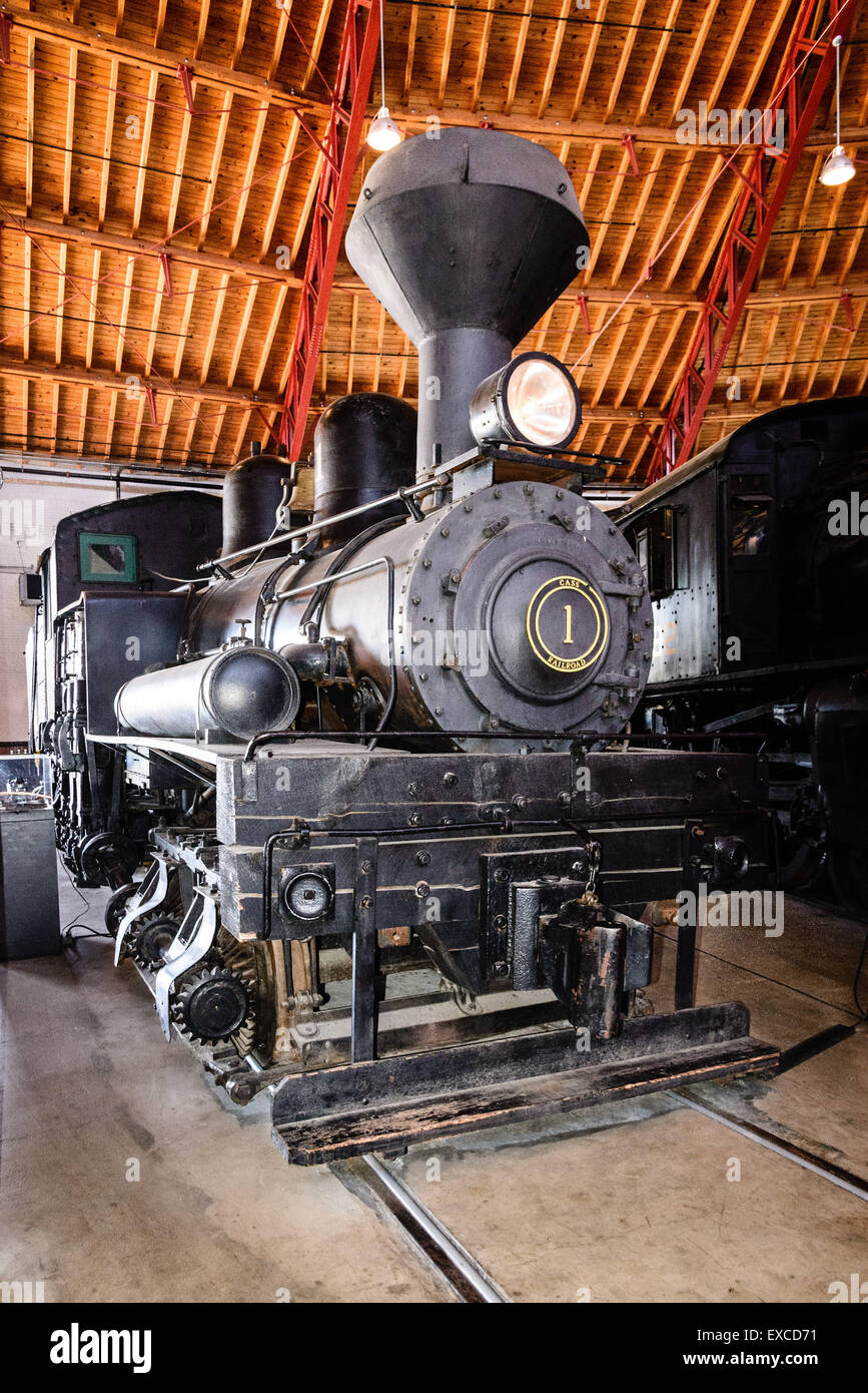 Greenbier, Cheat & Elk Railroad Shay Locomotive No 1, Baltimore & Ohio ...