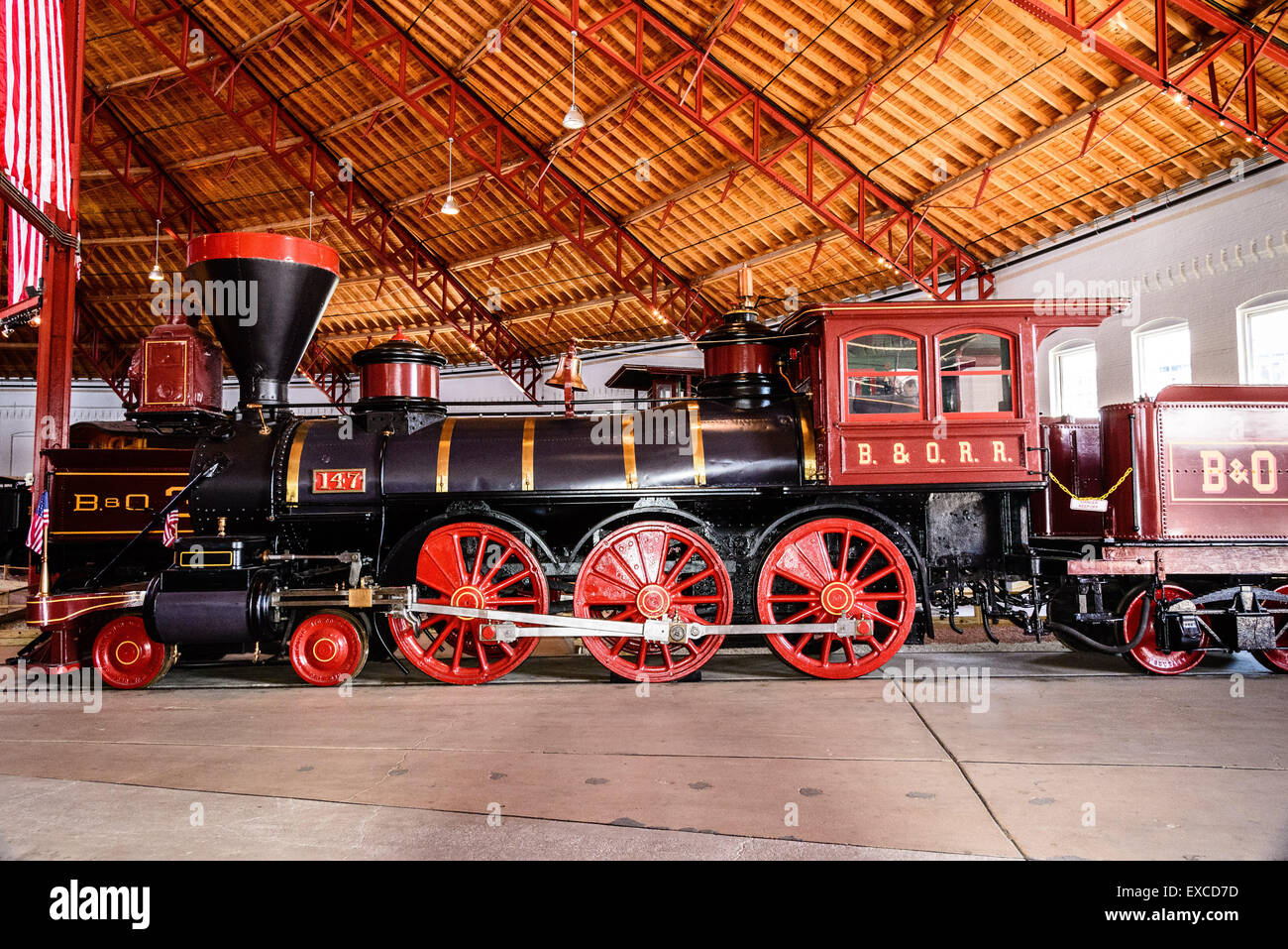 Baltimore & Ohio No 147 Thatcher Perkins, Baltimore & Ohio Railroad ...