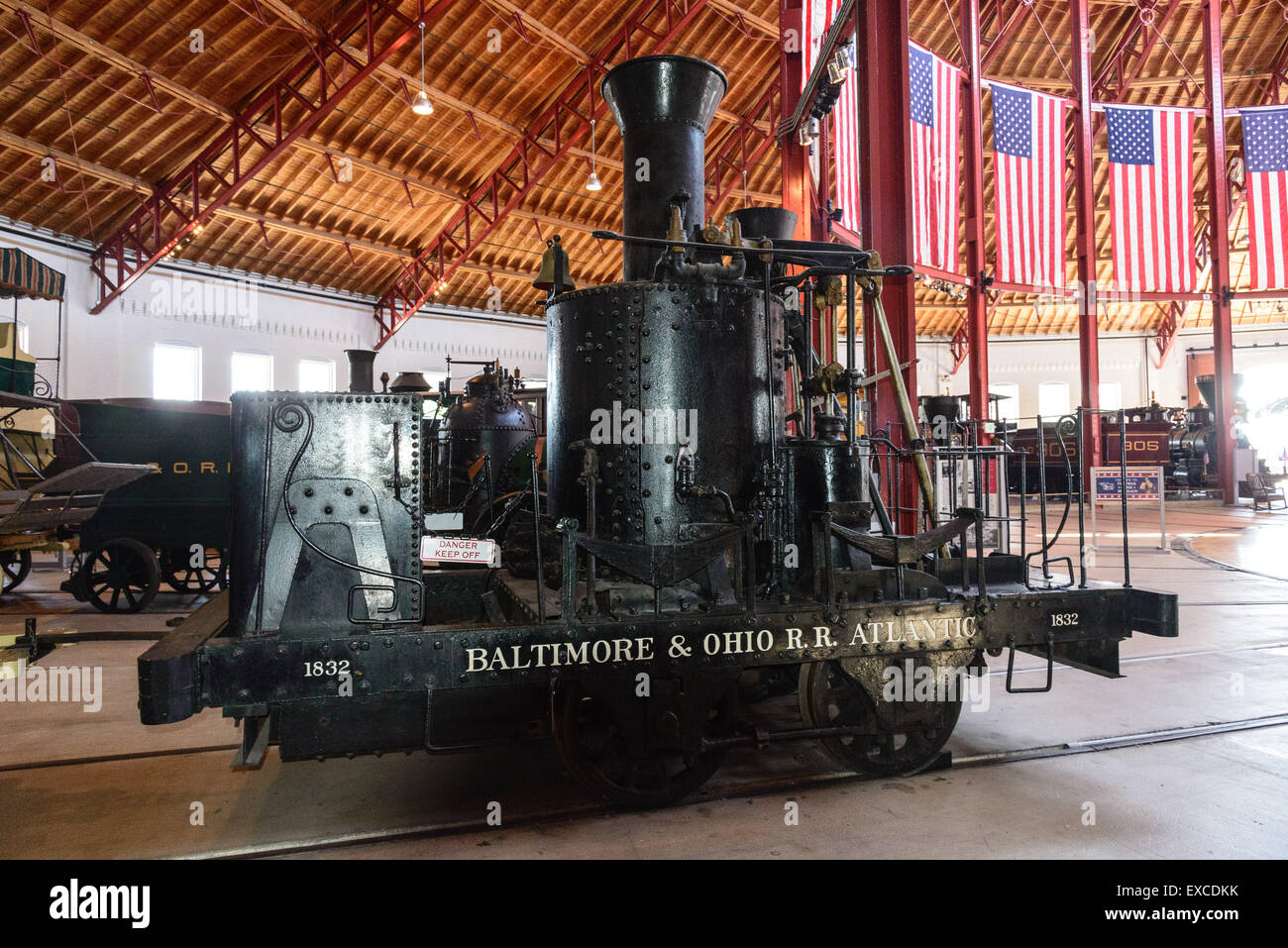 B&O Locomotive No 2, Atlantic aka , Baltimore & Ohio Railroad Museum ...
