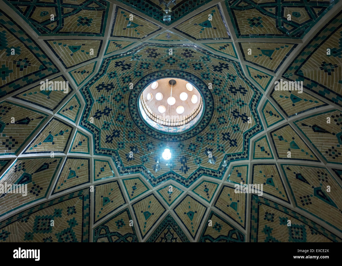 Ceiling With Its Intricate And Elaborate Patterns And Internal ...