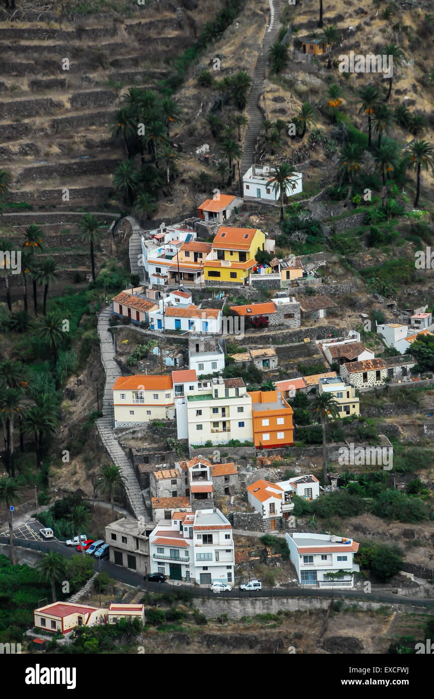 Typical Colored Colonial Spanish Building Stock Photo - Alamy