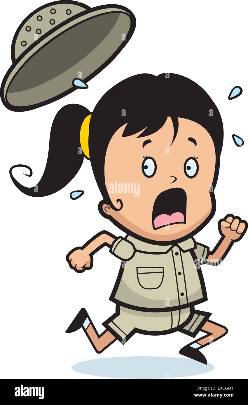 Scared child running hi-res stock photography and images - Alamy