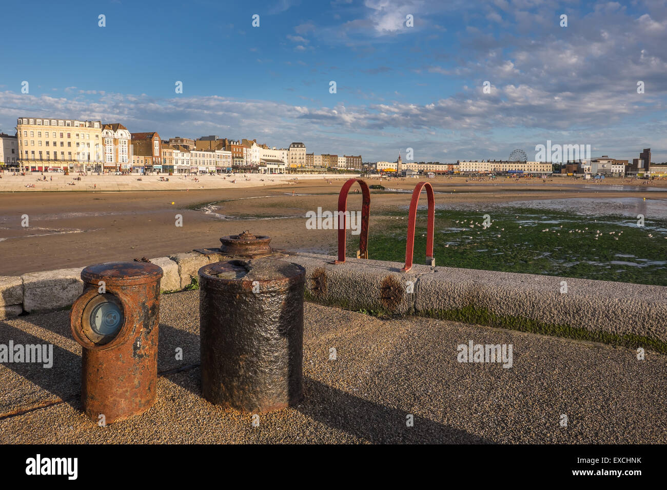 Margate Seafront, Kent, From the Harbour Arm Stock Photo - Alamy