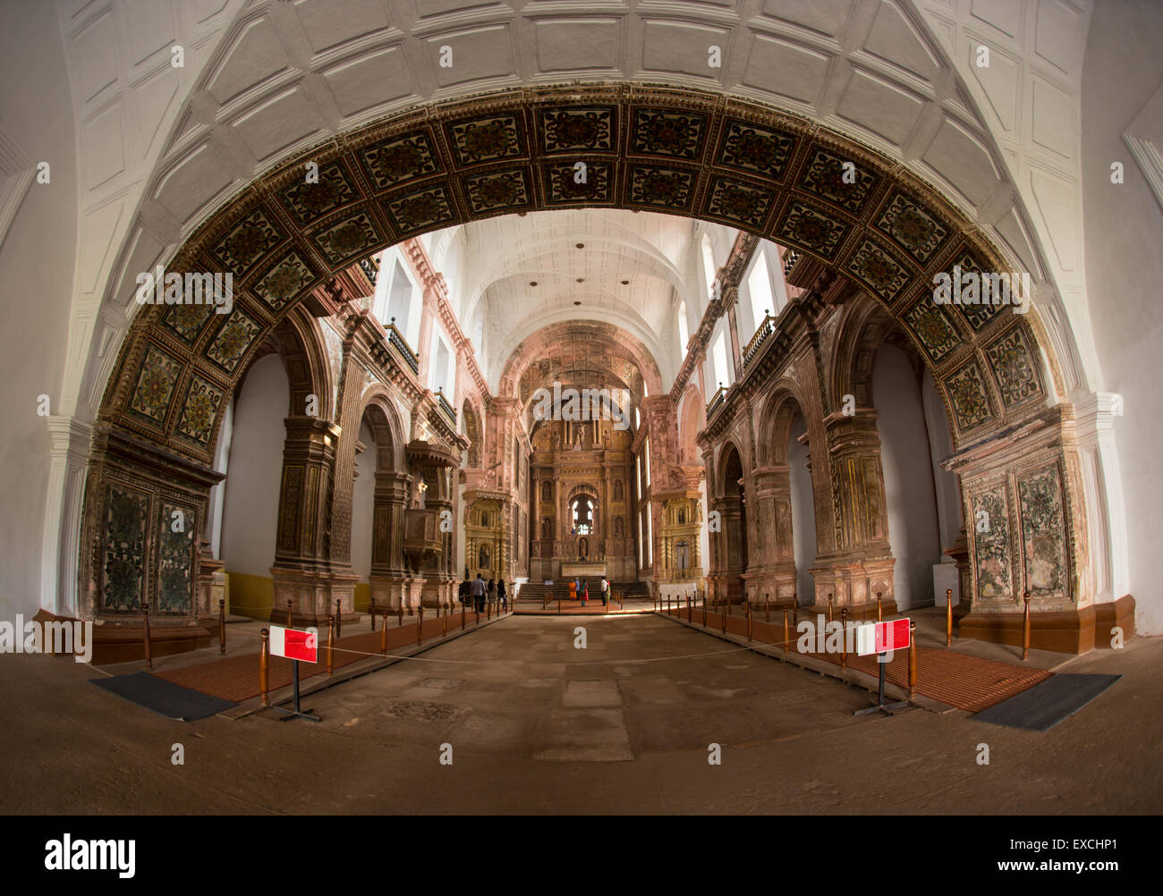 Interior view of a modern church Stock Photo - Alamy
