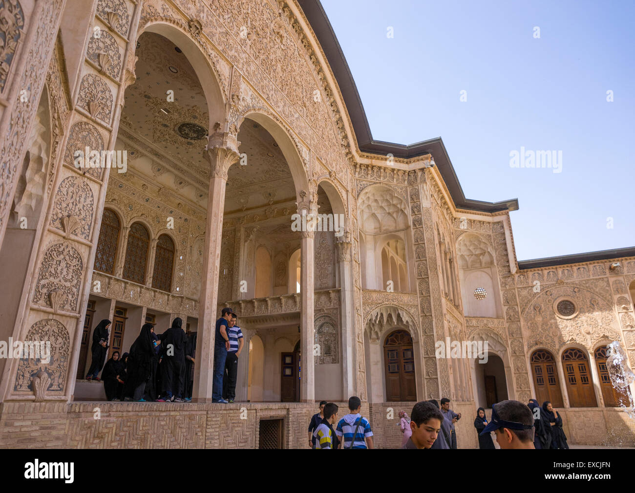 Tabatabaei Historical House, Isfahan Province, Kashan, Iran Stock Photo - Alamy