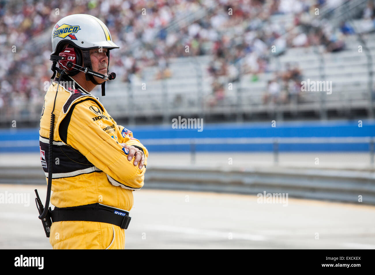 Indy car pit action hi-res stock photography and images - Alamy