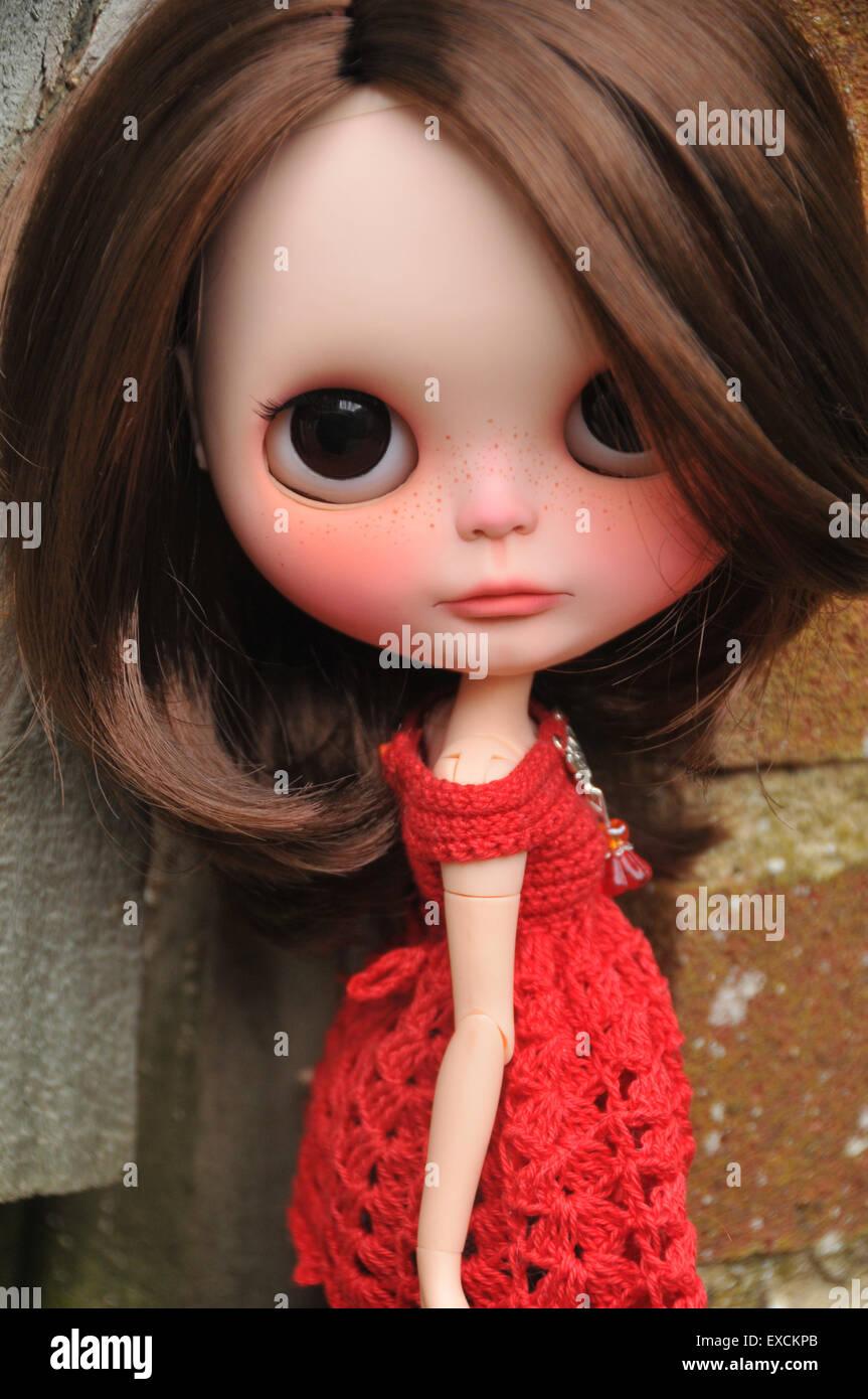 Beautiful art doll Stock Photo - Alamy