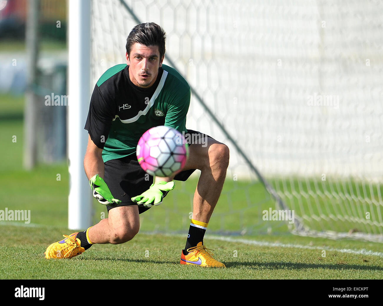 Udine, Italy. 11th July, 2015. the goalkeeper Simone Scuffet during the ...
