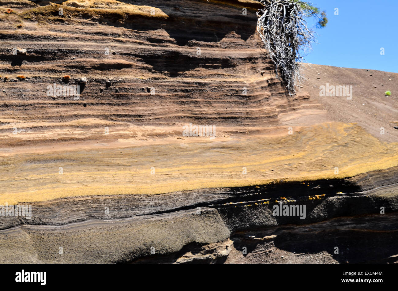 Dry Hardened Volcanic Lava Stock Photo - Alamy