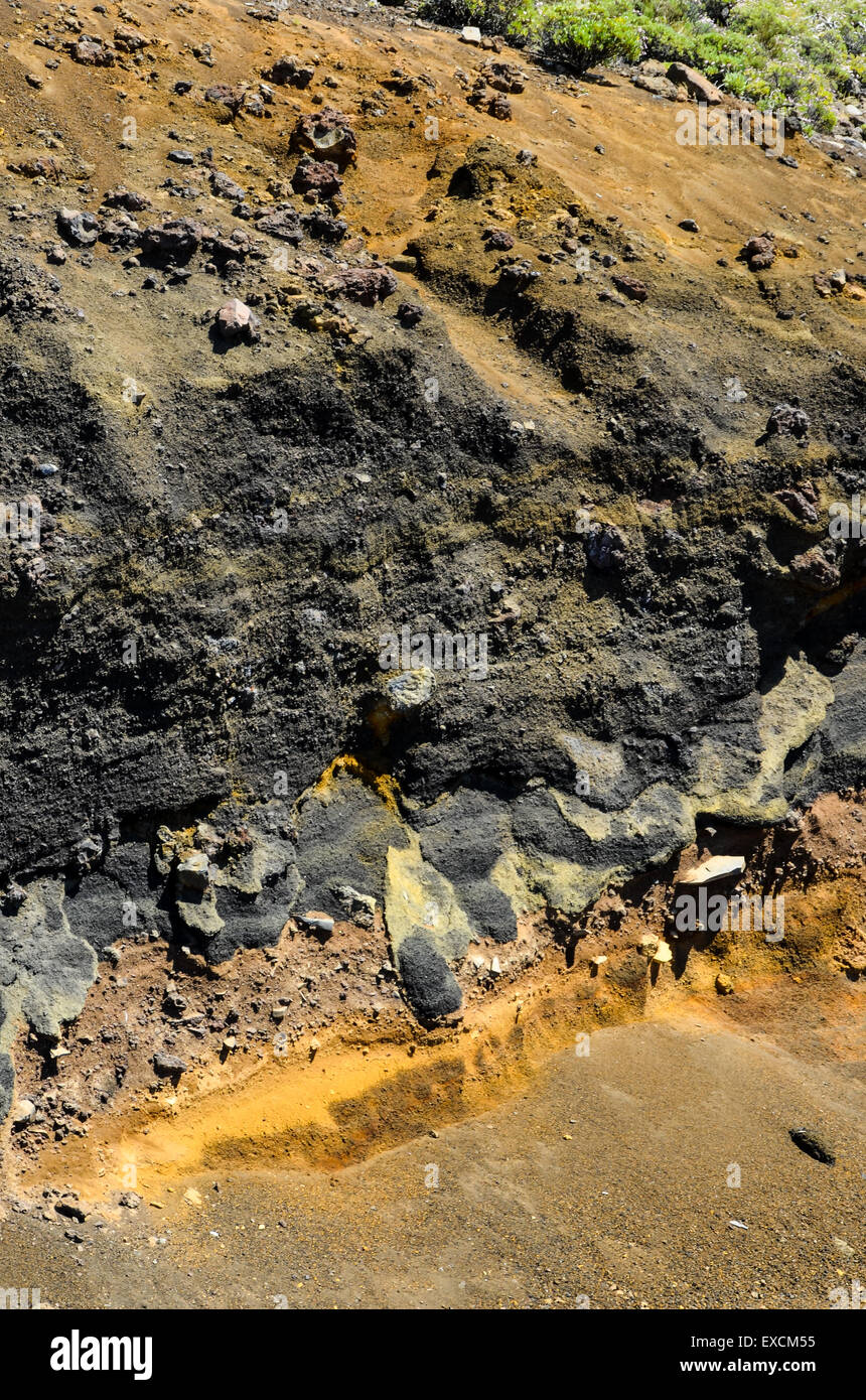 Dry Hardened Volcanic Lava Stock Photo - Alamy