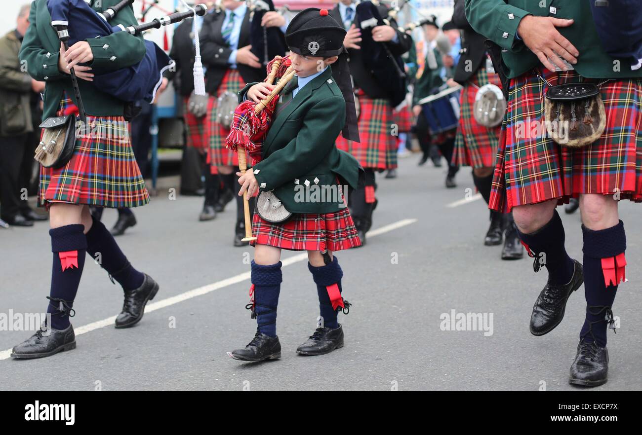 11 July 2015....Thousands of Orange Order members have taken part in ...