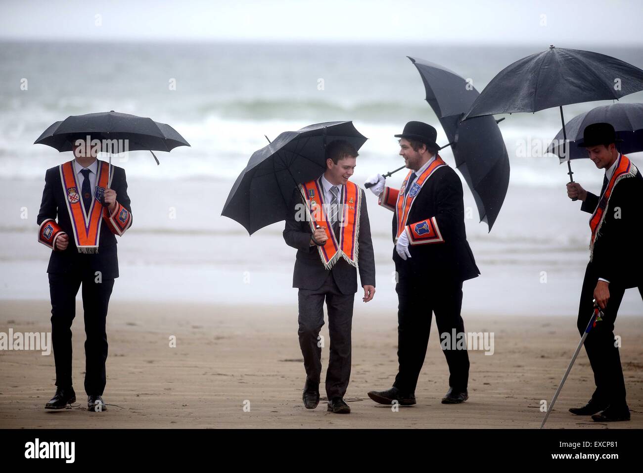 Orange order parade in donegal hi-res stock photography and images - Alamy